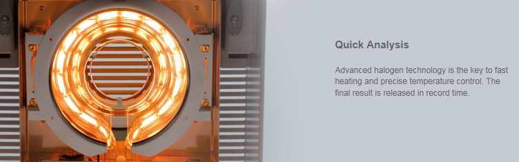 HX204 Halogen moisture analyzer